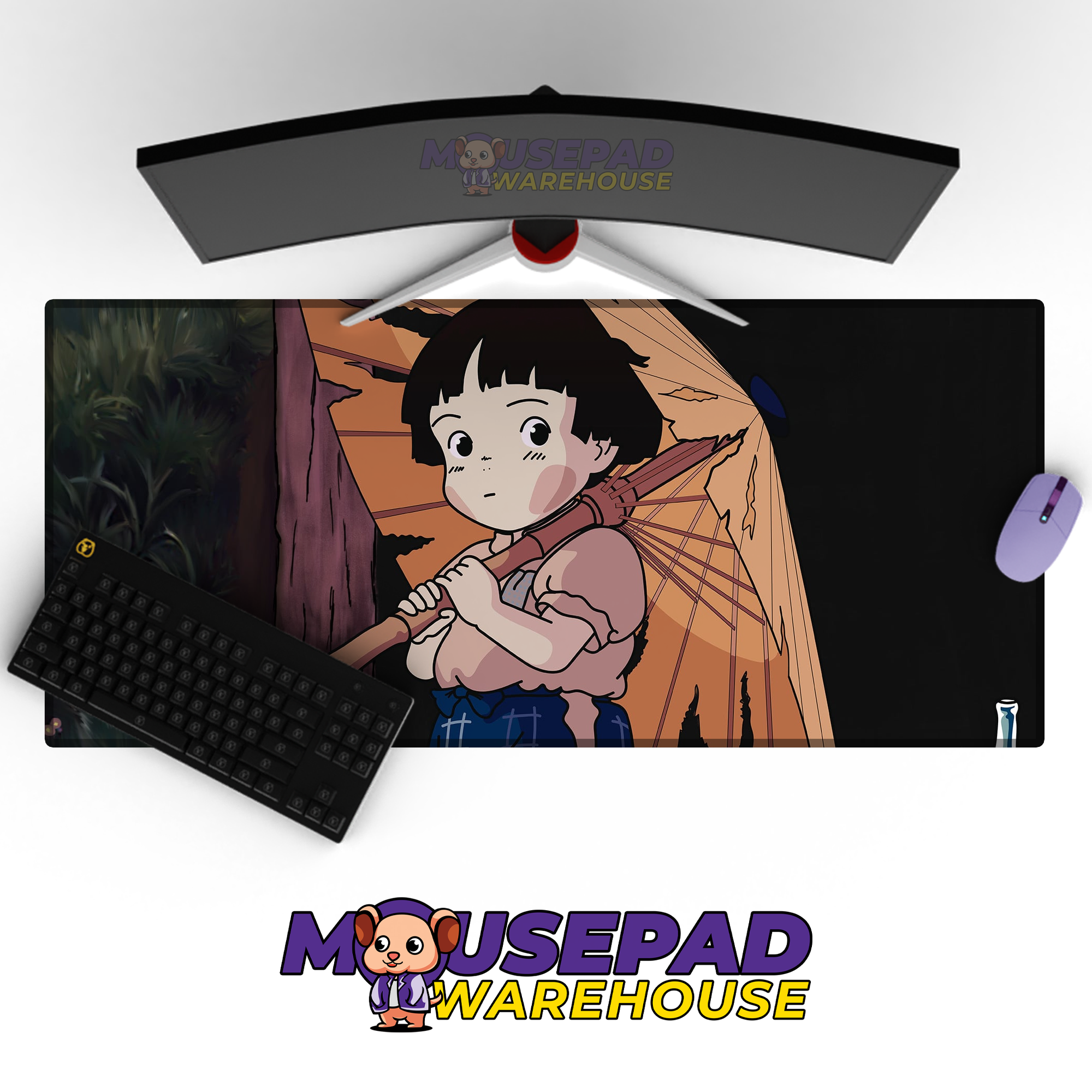 Grave of the Fireflies V11 Mousepad | Mousepad Warehouse